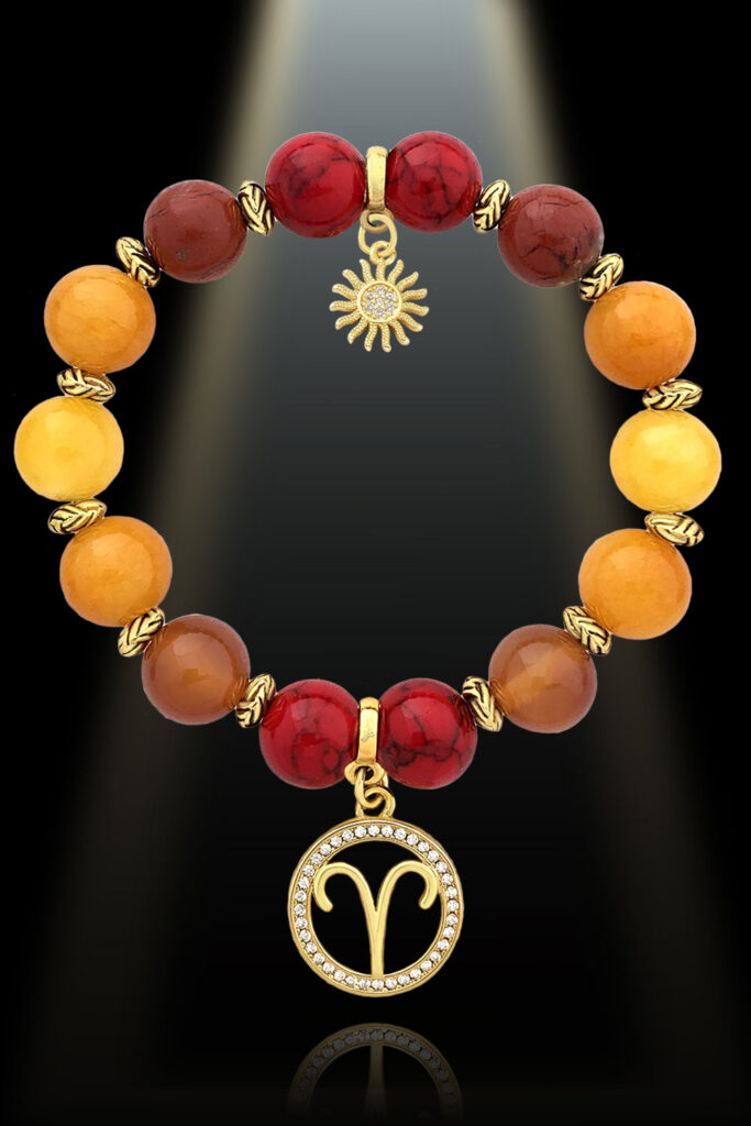 Aries Gemstone Bracelet - SHIKHAZURI